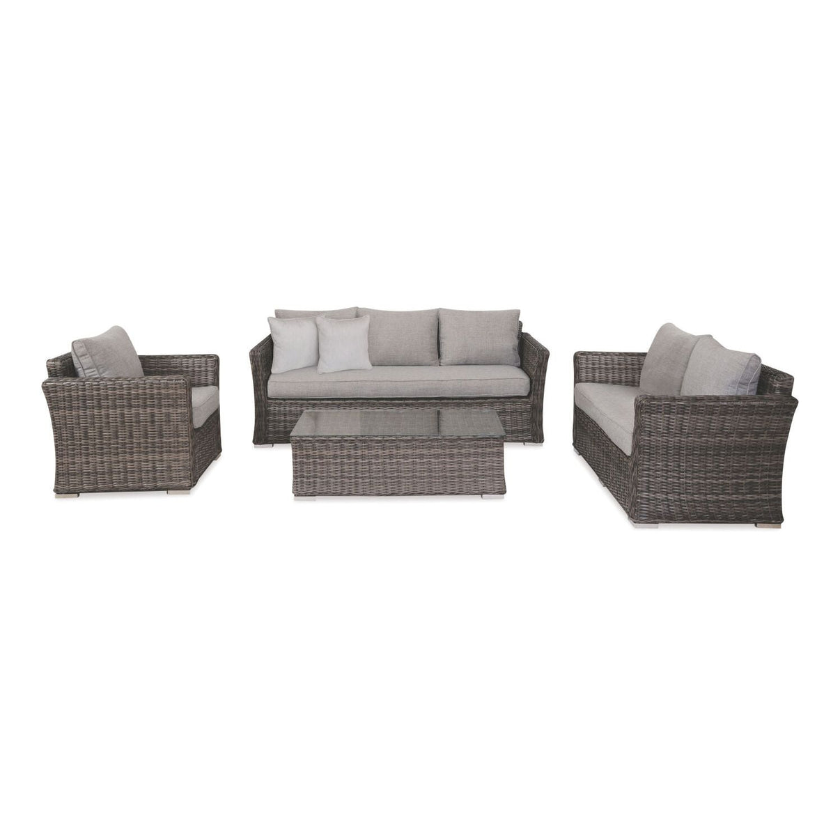 Bahamas 4-pce Outdoor Lounge Suite – 100% HOME Dimocks